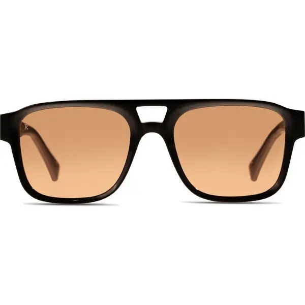 Raen Rifka 54mm Square Sunglasses - Recycled Black/spritz