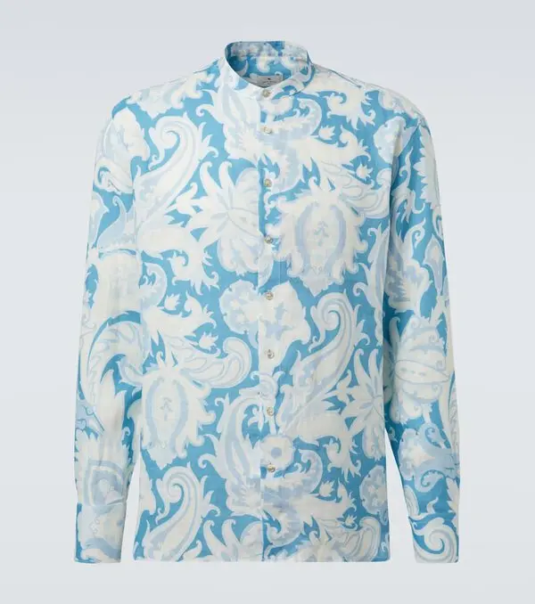 Etro Floral Linen Shirt