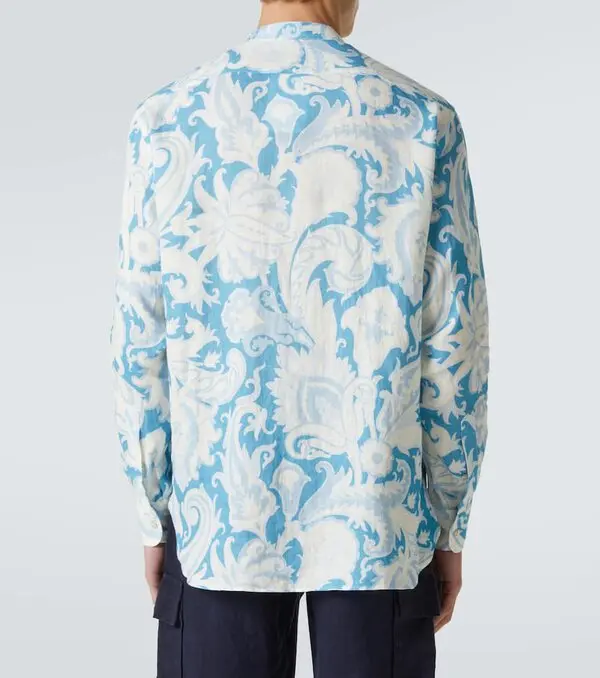 Etro Floral Linen Shirt