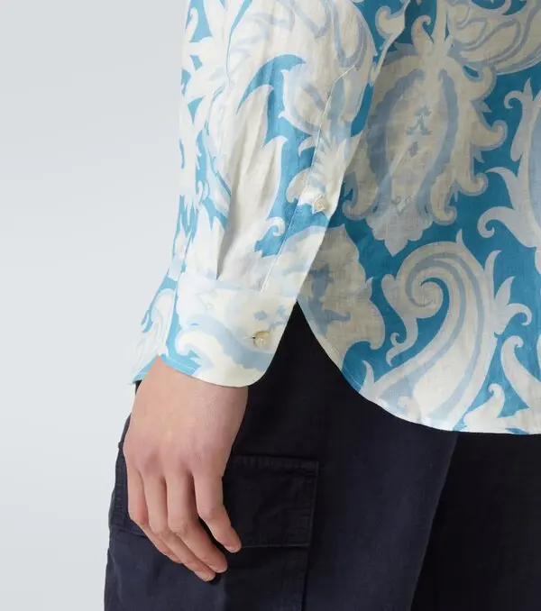 Etro Floral Linen Shirt