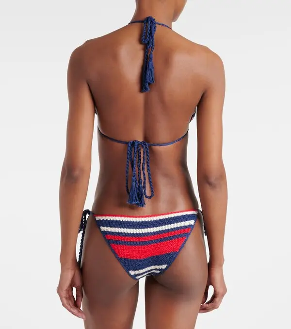 Anna Kosturova Gabrielle Crochet Bikini Bottoms - Multicoloured