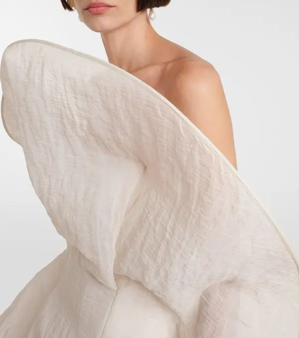 Magda Butrym Cotton And Silk-blend Organza Minidress