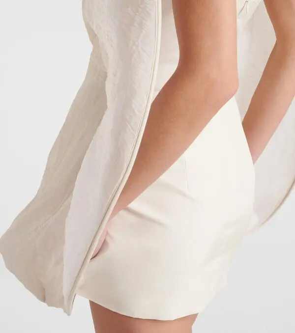 Magda Butrym Cotton And Silk-blend Organza Minidress