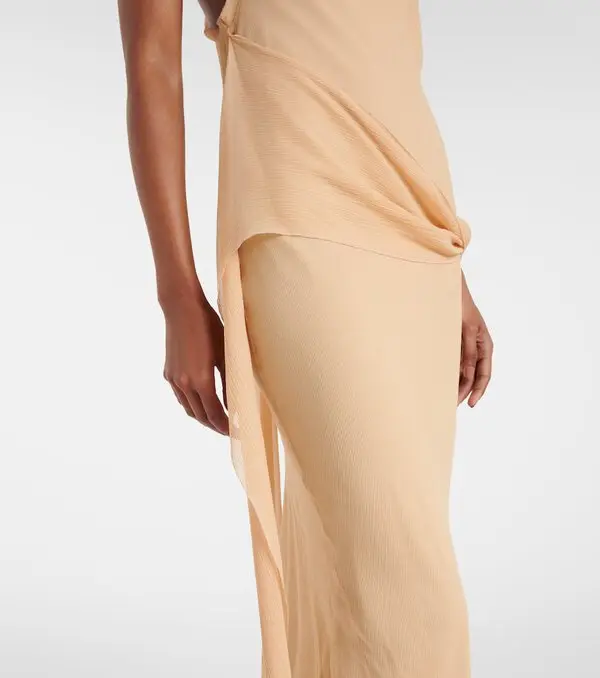 Victoria Beckham Draped Silk Gown