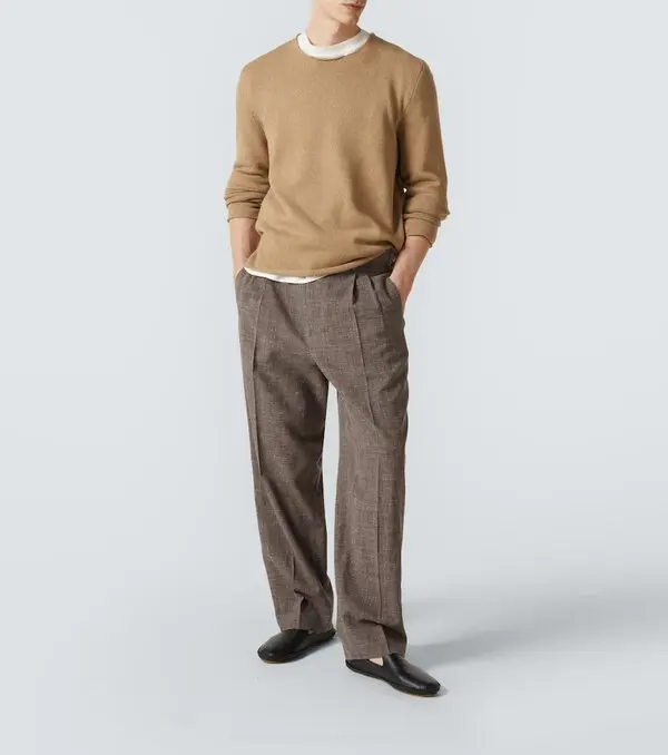 THE ROW Vasko Leather Slip-on Shoes
