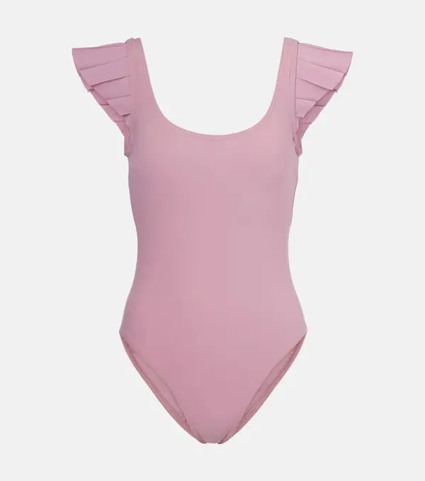 KARLA COLLETTO Alora Ruffled Swimsuit - Pink