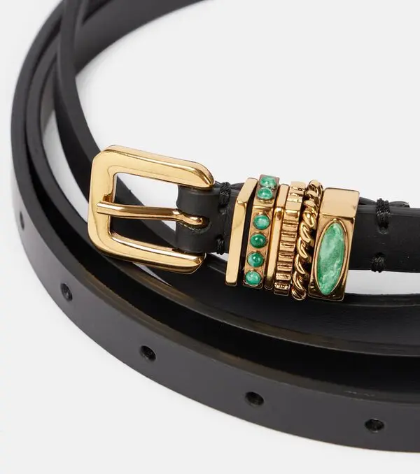 Etro Embellished Leather Belt