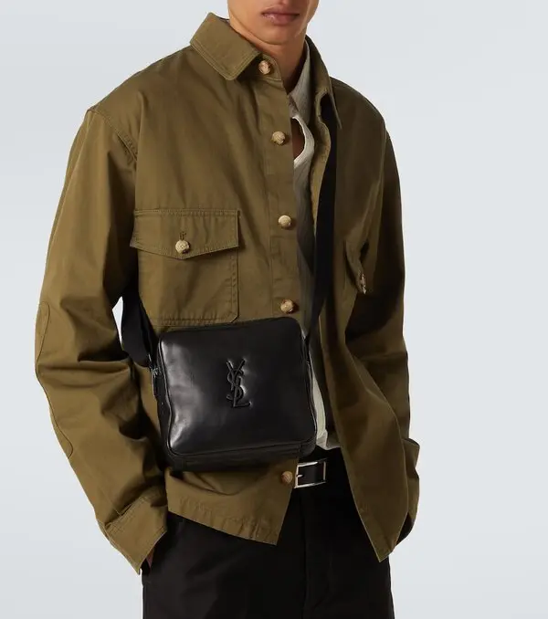 Saint Laurent Niki Leather Camera Bag - Black
