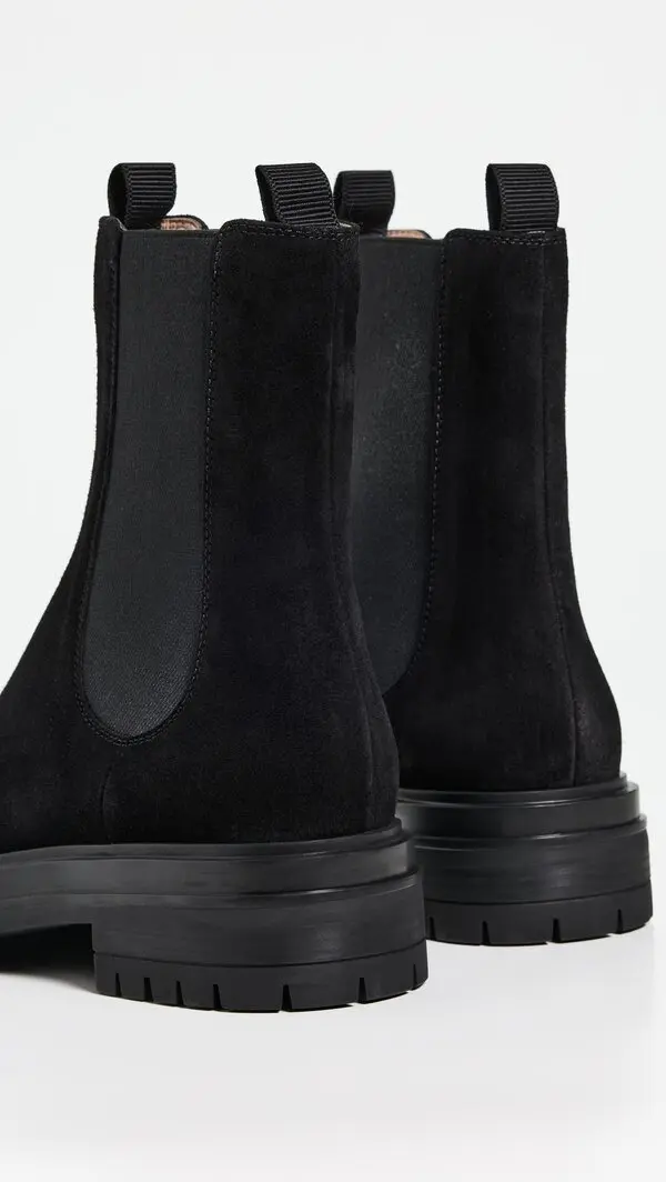 GIANVITO ROSSI Chester Suede Boots - Black