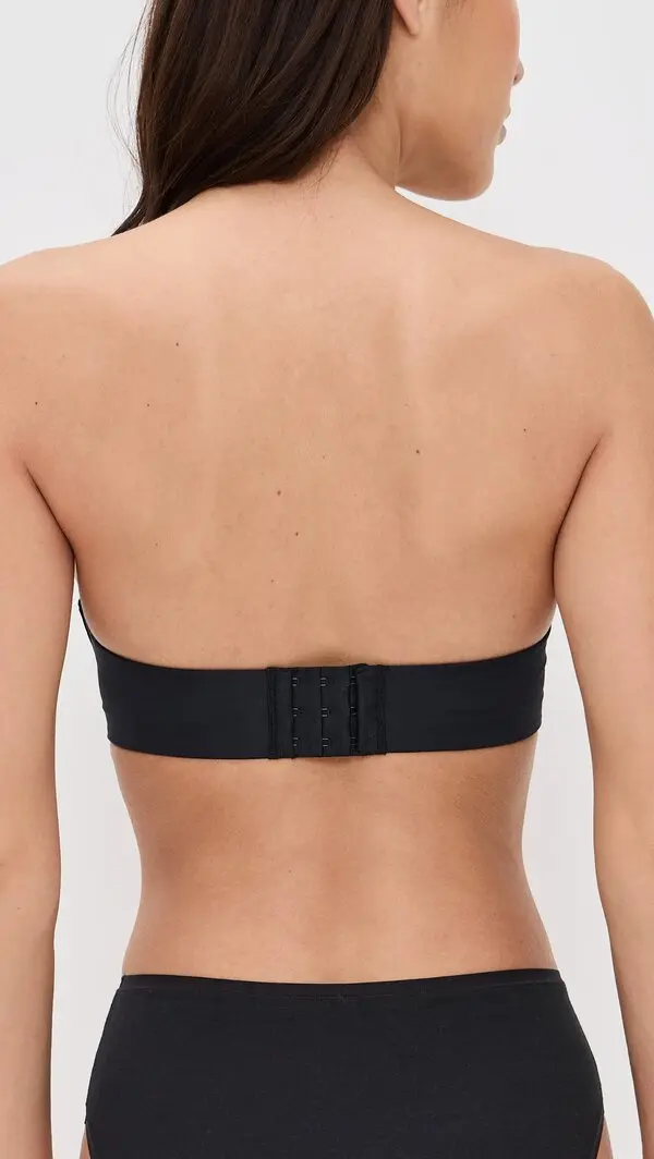 SKARLETT BLUE Breathless Strapless Plunge Push-up Bra - Black