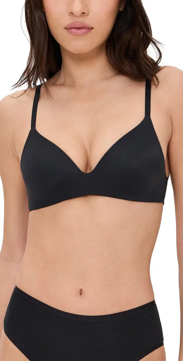 Calvin Klein Perfectly Fit Wire Free T-shirt Bra - Black