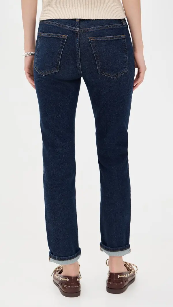 FRAME The Borrowed Straight Leg Jeans