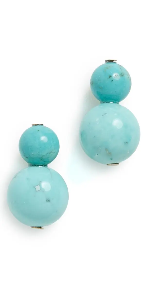 JENNIFER BEHR Cara Stud Earrings - Turquoise