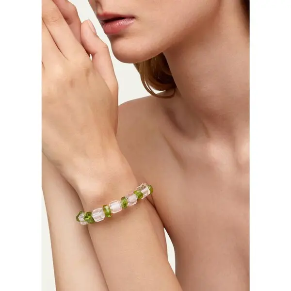 Jia Jia Gaia Rose Quartz & Peridot Bracelet
