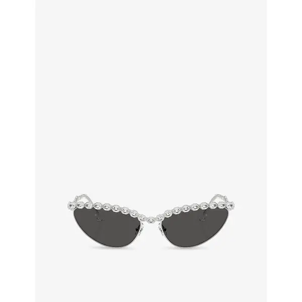 SWAROVSKI Sk7030 Cat-eye Sunglasses - Silver