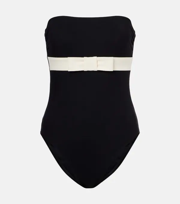 KARLA COLLETTO Kit Bow-detail One Piece - Black