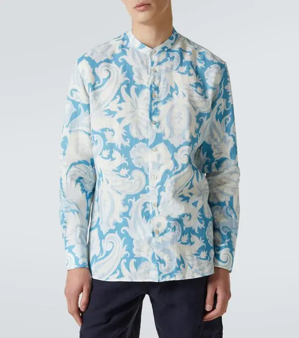 Etro Floral Linen Shirt