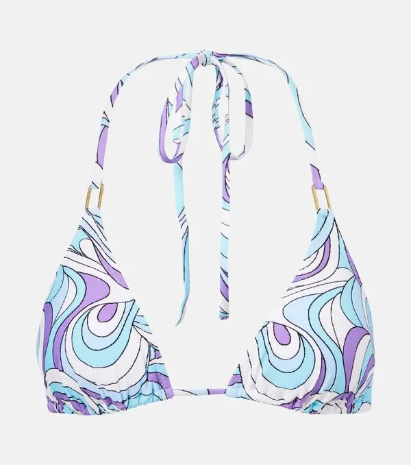 Melissa Odabash Cancun Bikini Top - Blue