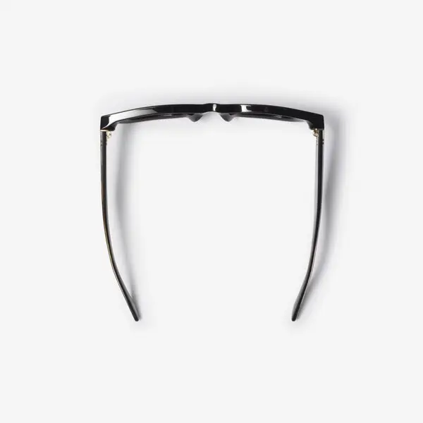 Burberry Inlaid Check Square Sunglasses