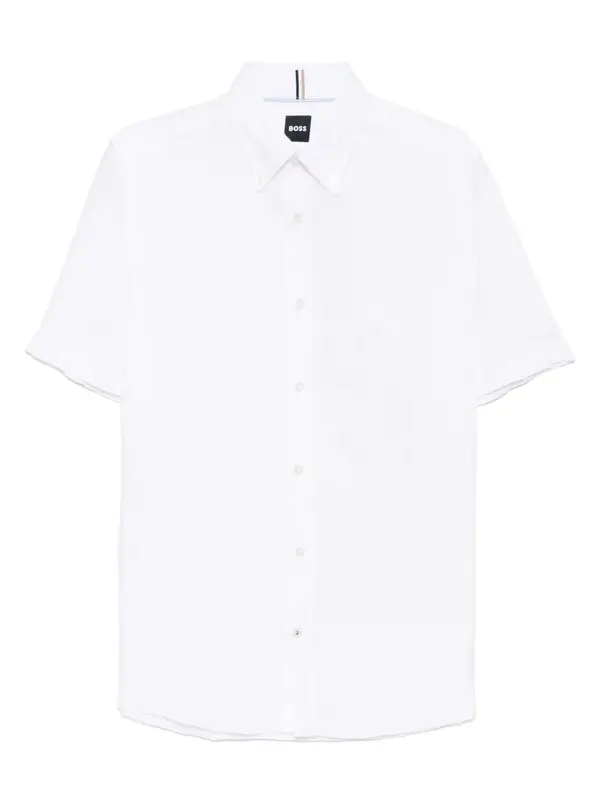 BOSS Logo-embroidered Shirt