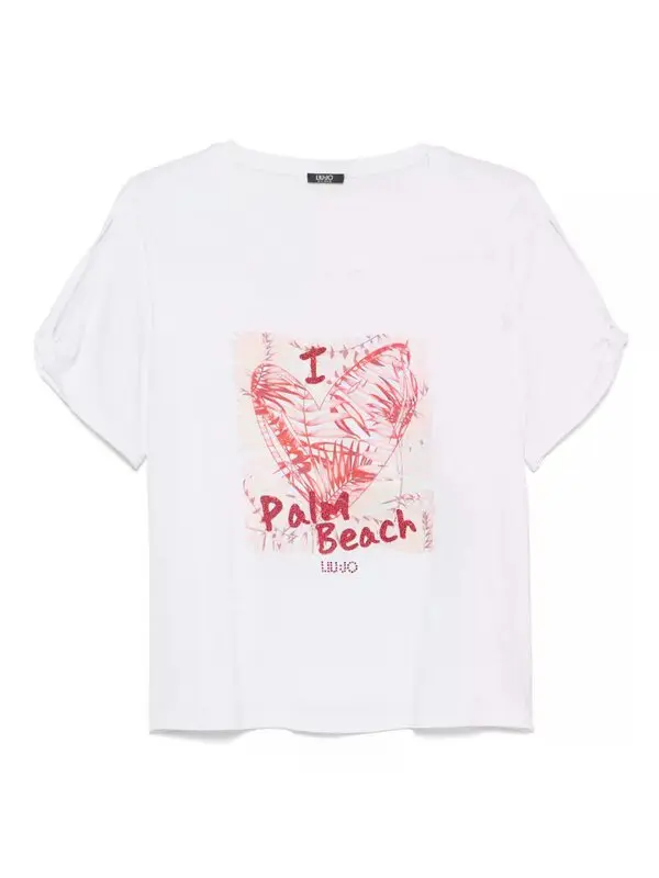Liu Jo Slogan-print T-shirt - White