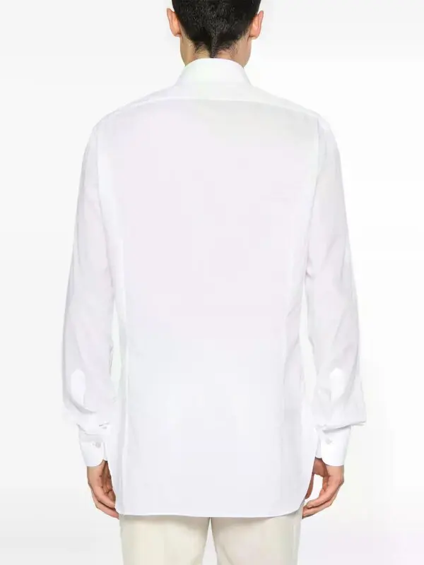 Kiton Cutaway-collar Shirt - White