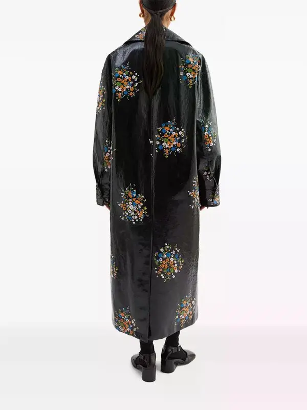 JIL SANDER Printed Trench Coat