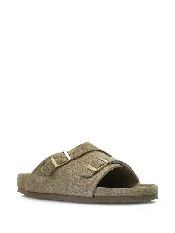 BIRKENSTOCK Zurich Two-buckle Slide Sandals - Neutrals