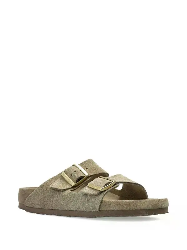 BIRKENSTOCK Arizona Suede Sandals - Neutrals