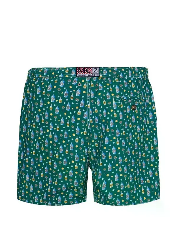 MC2 SAINT BARTH Lighting Swim Shorts - Green