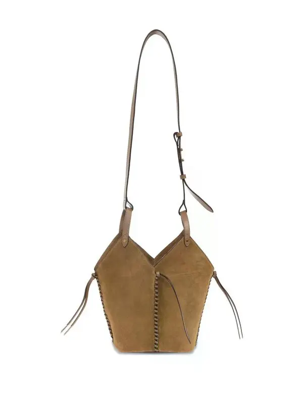 Isabel Marant Étoile Tampa Mini Leather Tote Bag - Brown