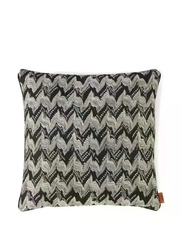 Missoni Zigzag-pattern Cushion - Black