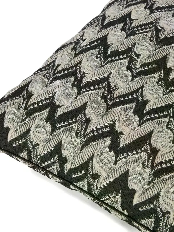 Missoni Zigzag-pattern Cushion - Black
