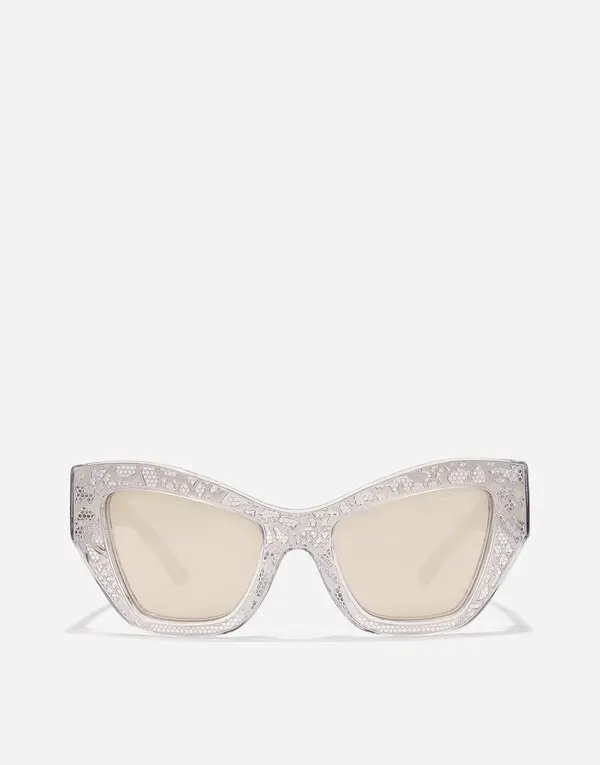 Dolce & Gabbana Lace Sunglasses - Silver