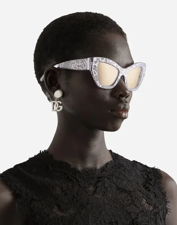 Dolce & Gabbana Lace lens mirror sunglasses Fendi | Accessories | Dolce Gabbana Lace Lens Mirror  main image 3