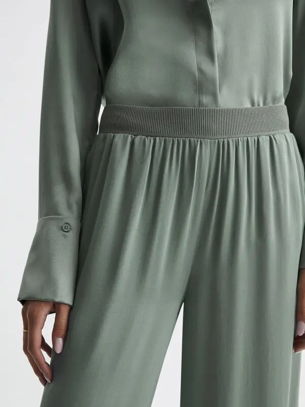 REISS Imogen Wide Leg Trousers