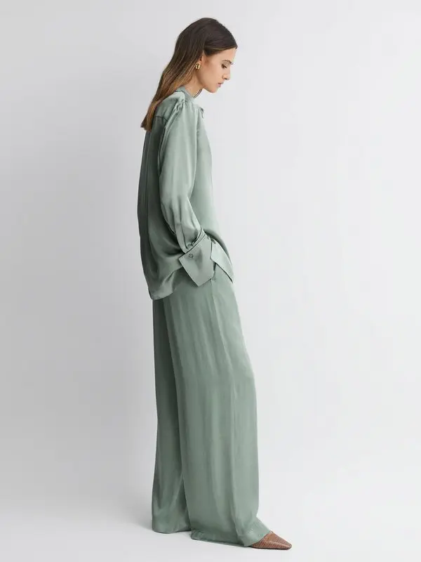 REISS Imogen Wide Leg Trousers