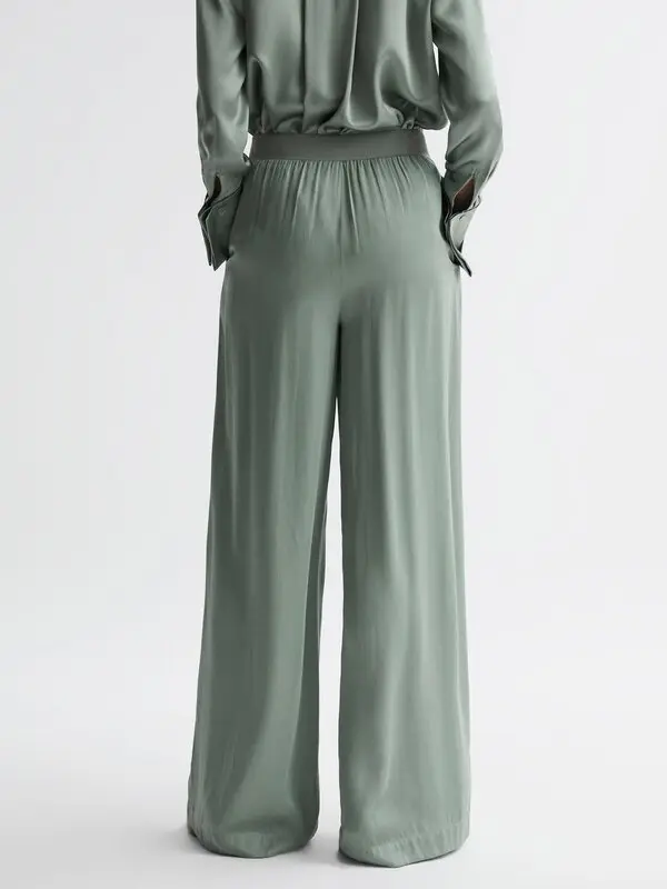 REISS Imogen Wide Leg Trousers