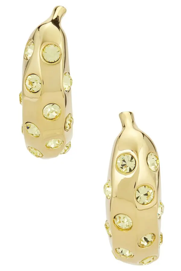 Jacquemus Les Boucles Bananes Earrings - Gold & Yellow