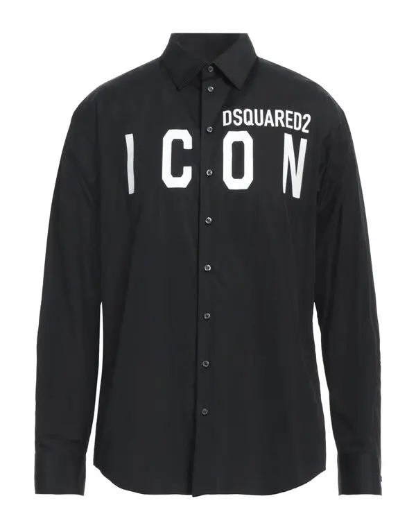 Dsquared2 Icon Shirt Size Cotton - Black