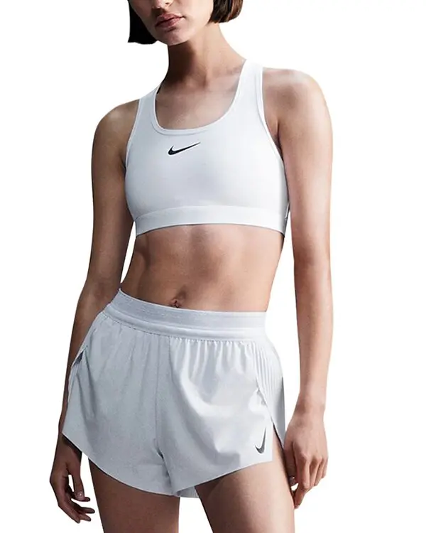 Nike Racerback Support Sports Bra - White/black
