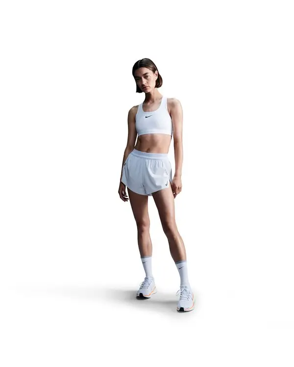 Nike Racerback Support Sports Bra - White/black