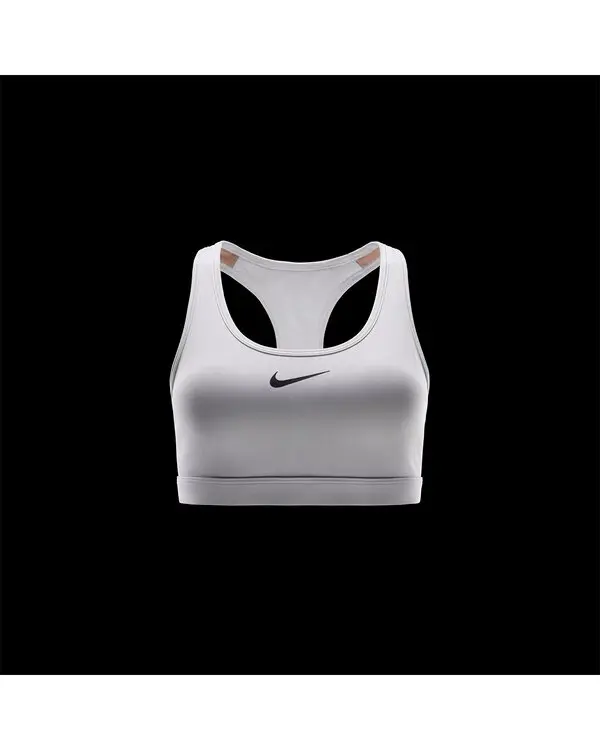 Nike Racerback Support Sports Bra - White/black
