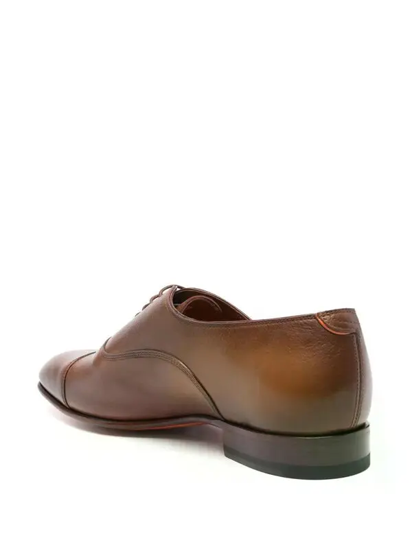 Santoni Leather Oxford Shoes