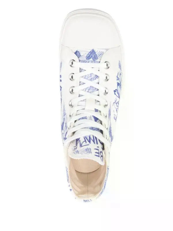 Moschino Printed Sneakers