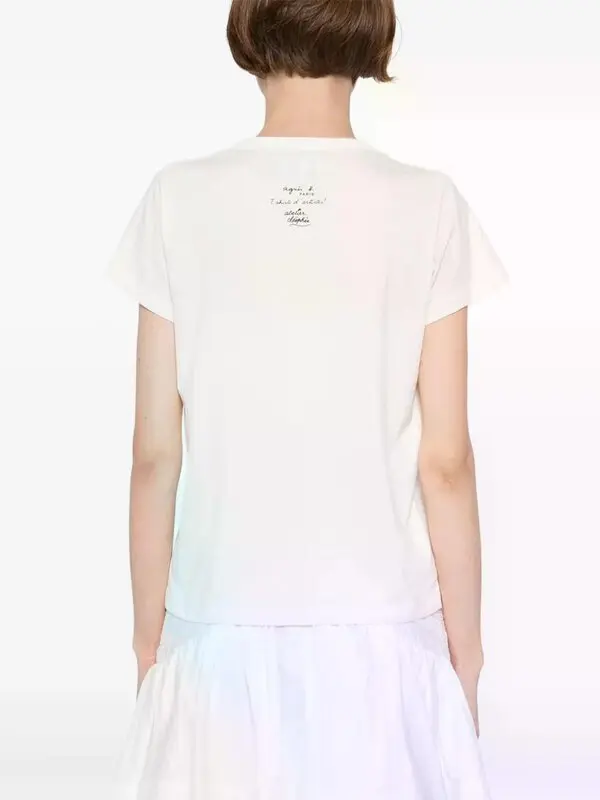 AGNES B. Graphic-print T-shirt
