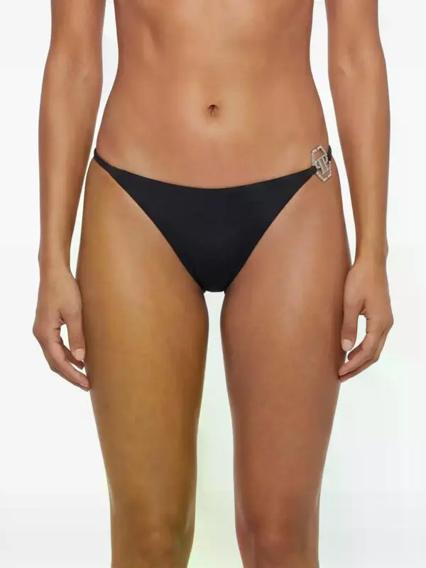 Philipp Plein Embellished Swimwear Bottoms - Black