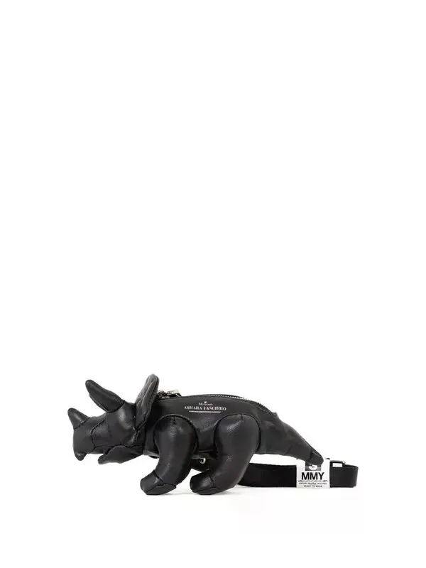 Mihara Yasuhiro Mini Triceratops Shoulder Bag - Black