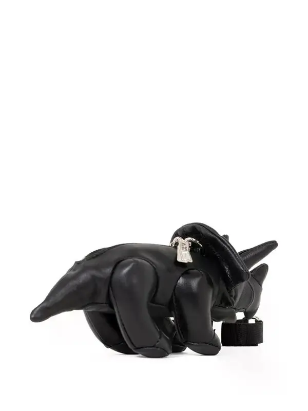 Mihara Yasuhiro Mini Triceratops Shoulder Bag - Black