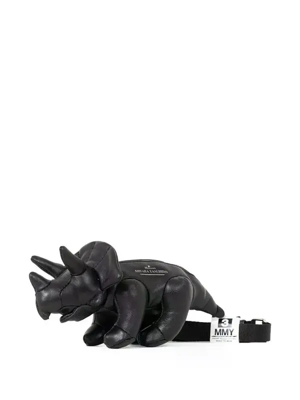 Mihara Yasuhiro Mini Triceratops Shoulder Bag - Black